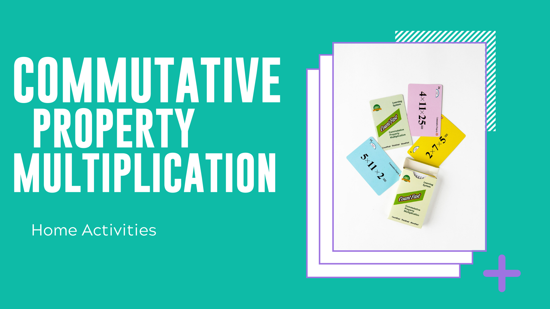 Commutative Property Multiplication Home Activites | Count Fast