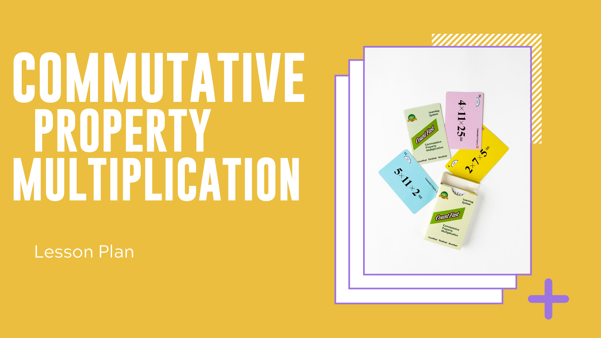 Commutative Property Multiplication Lesson Plan Count Fast