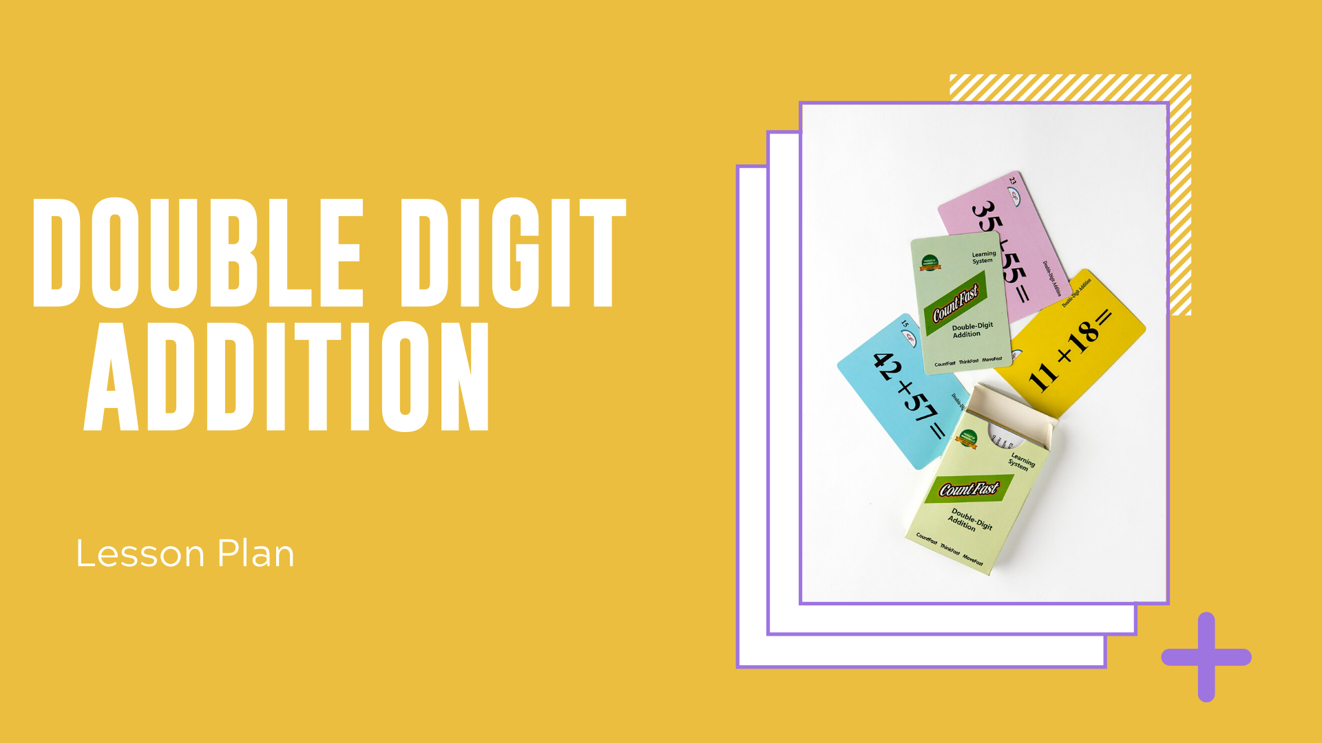 Double Digit Addition Lesson Plan Count Fast